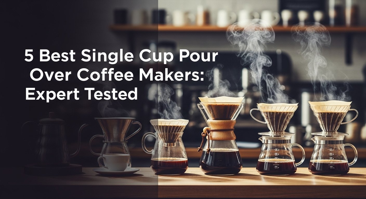 5 Best Single Cup Pour Over Coffee Makers In 2026: Expert Tested