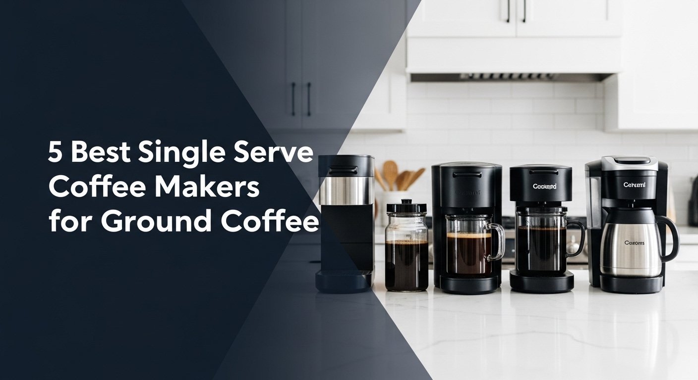 5 Best Single Serve Coffee Makers For Ground Coffee In 2026