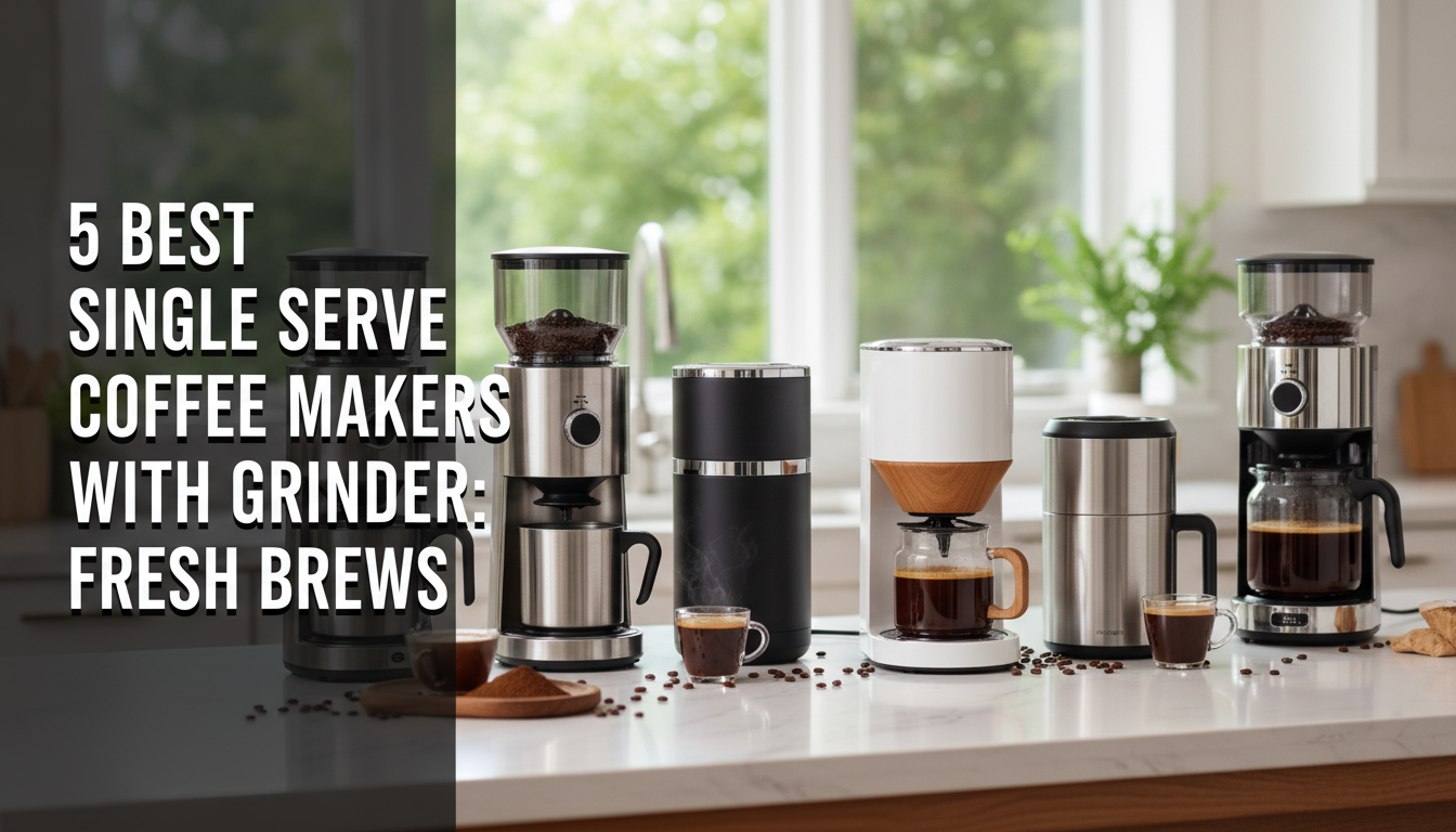 5 Best Single Serve Coffee Makers With Grinder: Fresh Brews In 2026