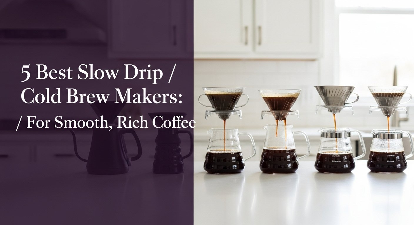 5 Best Slow Drip Cold Brew Makers: For Smooth, Rich Coffee