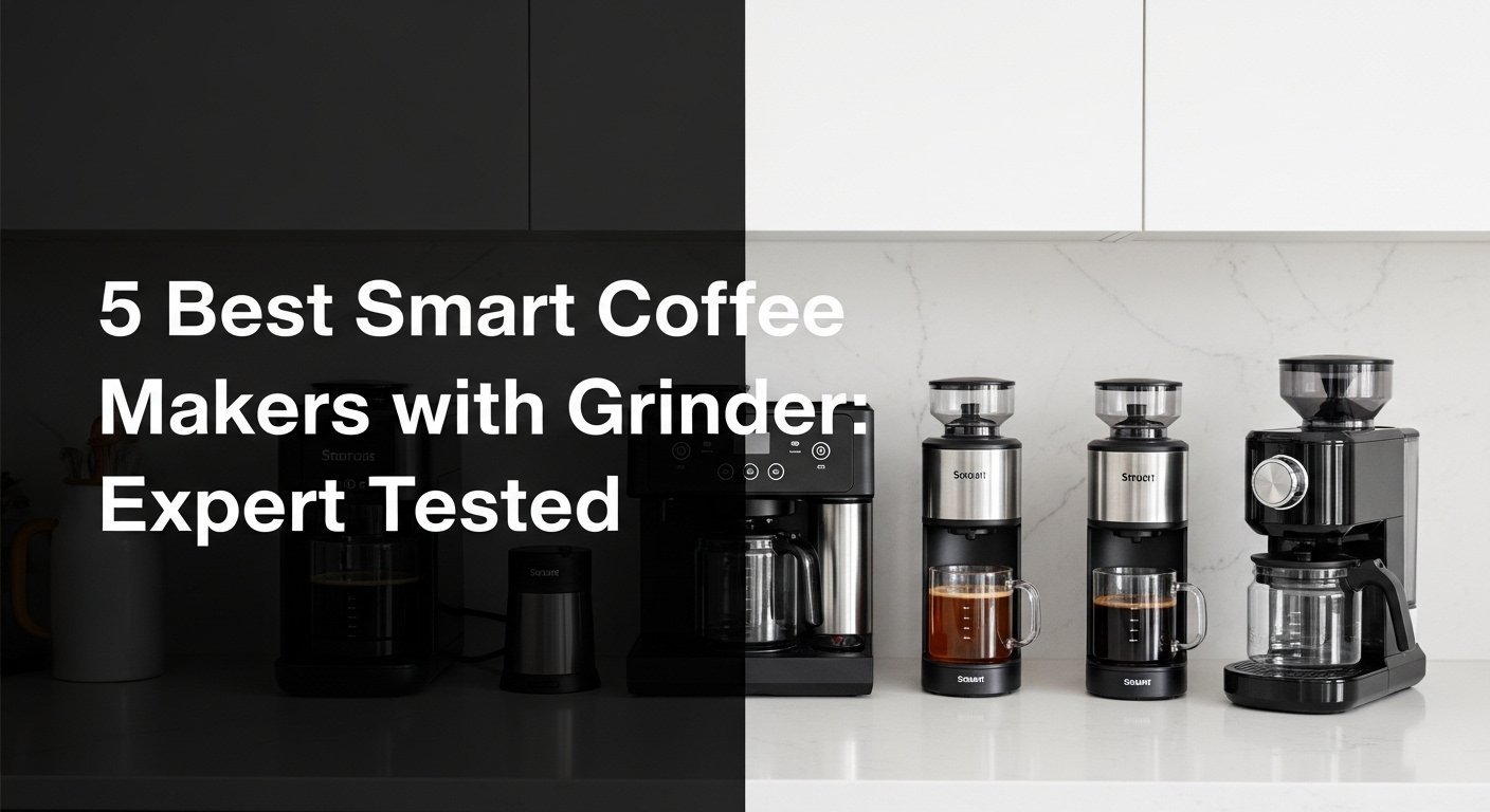 5 Best Smart Coffee Makers With Grinder: Expert Tested