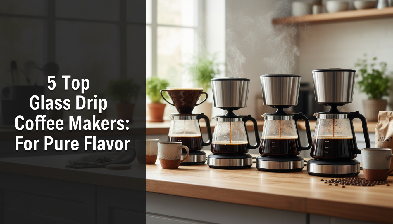 5 Top Glass Drip Coffee Makers In 2026: For Pure Flavor