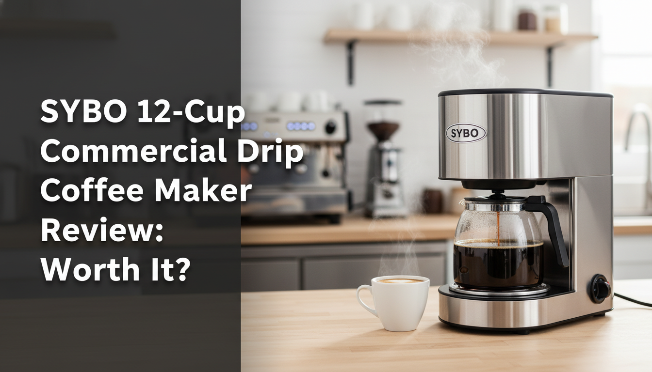 SYBO 12-Cup Commercial Drip Coffee Maker Review: Worth It?