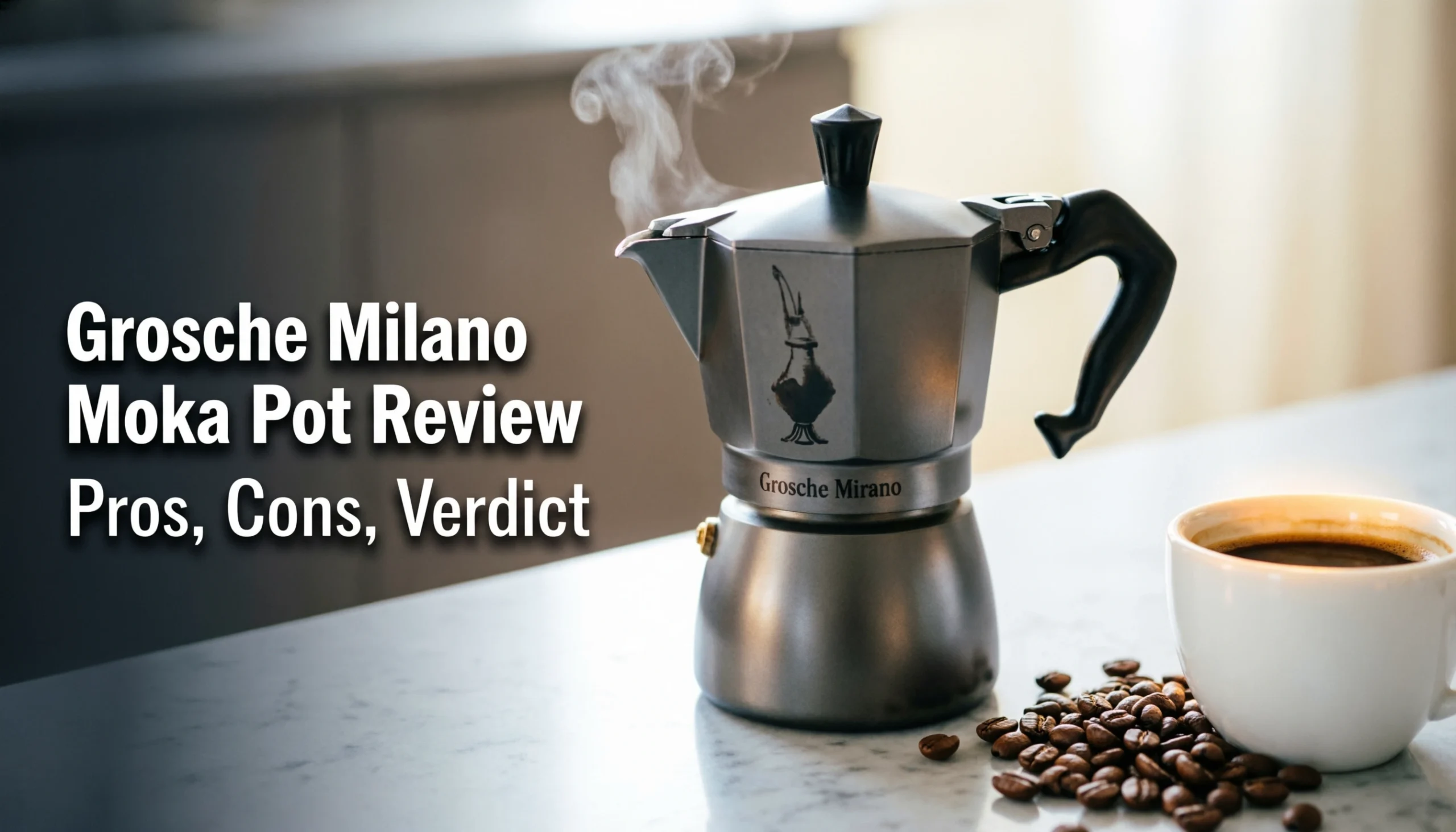 Grosche Milano Moka Pot Review: Pros, Cons, Verdict