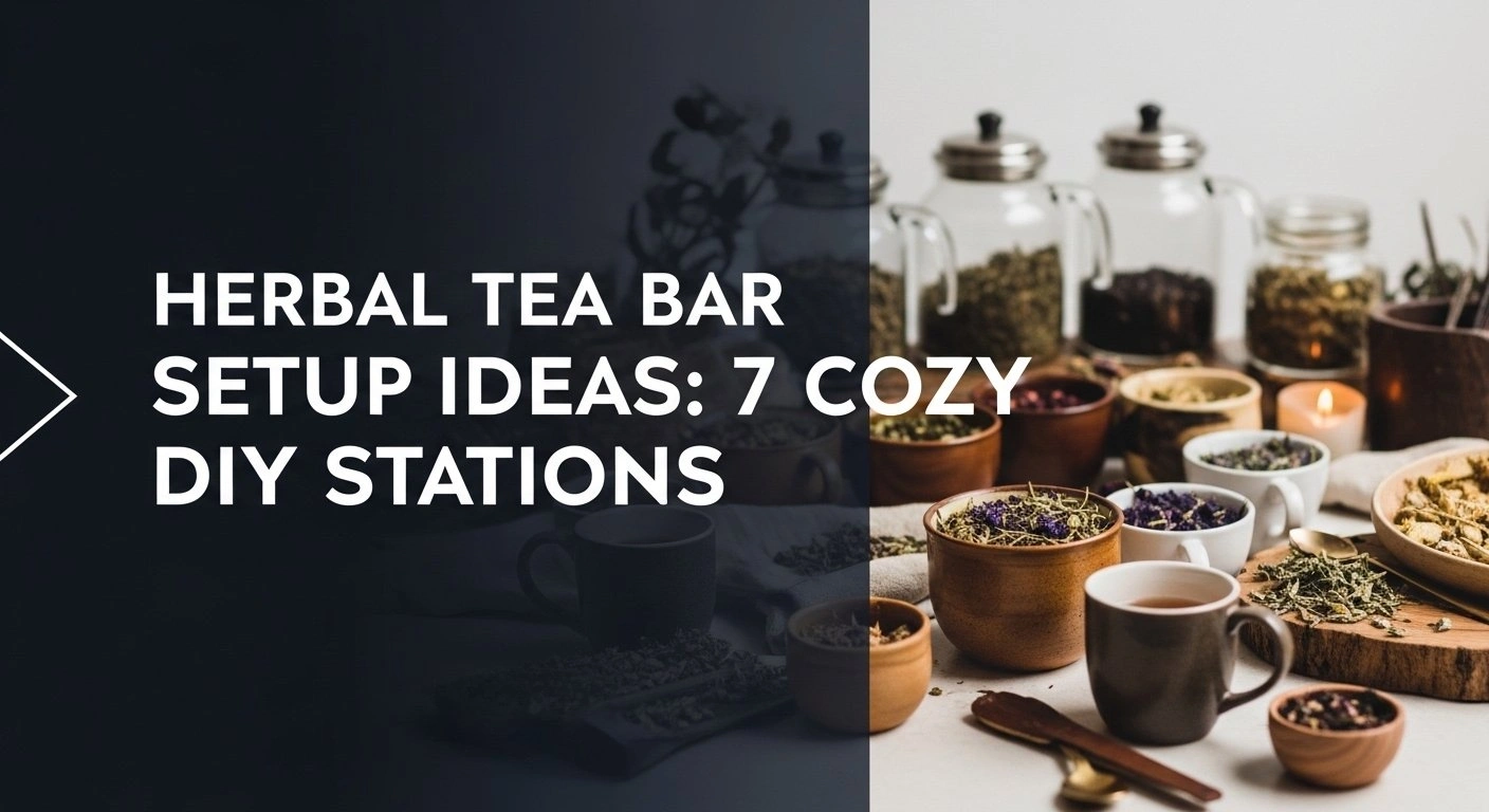 Herbal Tea Bar Setup Ideas: 7 Cozy DIY Stations For 2026