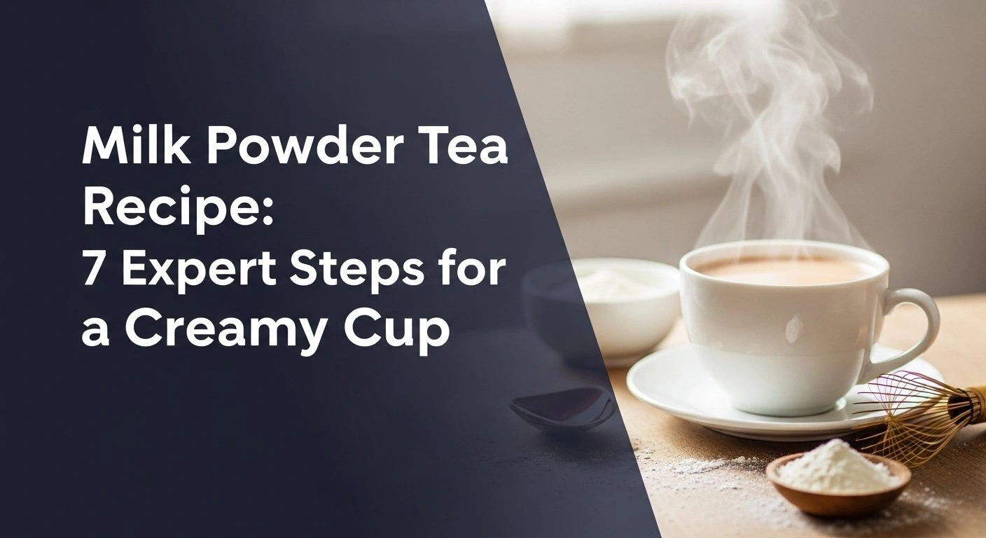 Milk Powder Tea Recipe: 7 Expert Steps For A Creamy Cup