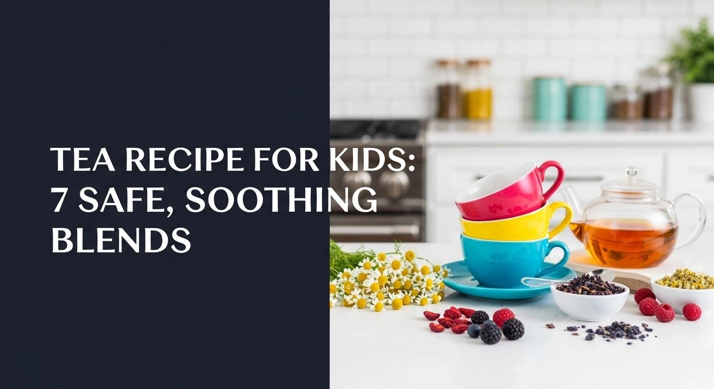 Tea Recipe For Kids: 7 Safe, Soothing Blends For 2026