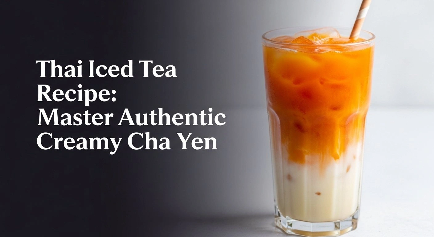 Thai Iced Tea Recipe: Master Authentic Creamy Cha Yen