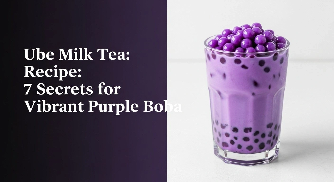 Ube Milk Tea Recipe: 7 Secrets For Vibrant Purple Boba