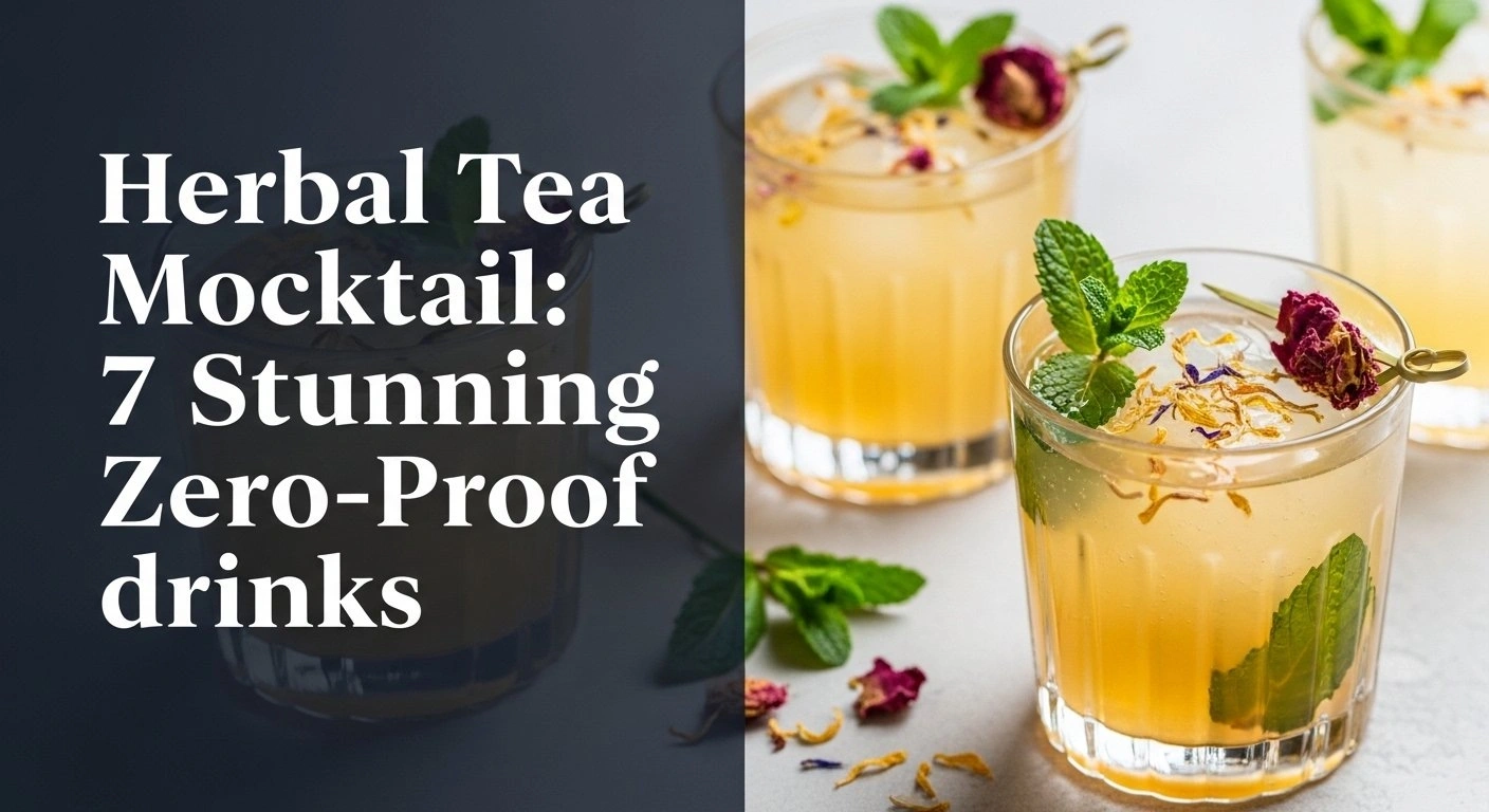 Herbal Tea Mocktail: 7 Stunning Zero-Proof Drinks For 2026