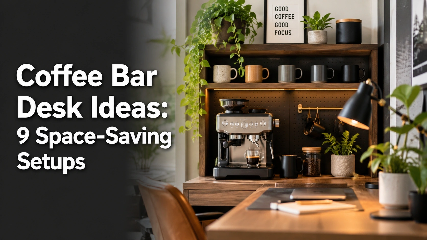Coffee Bar Desk Ideas: 9 Space-Saving Setups For 2026