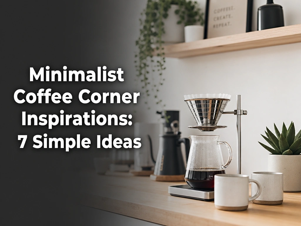 Minimalist Coffee Corner Inspirations: 7 Simple Ideas