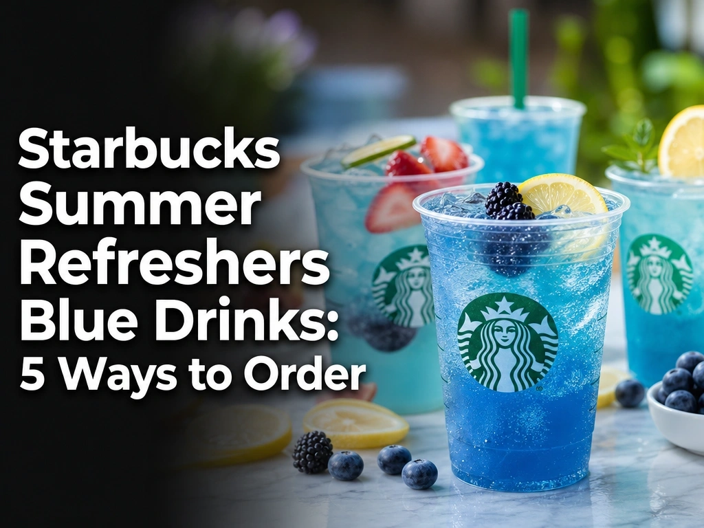 Starbucks Summer Refreshers Blue Drinks: 5 Ways To Order